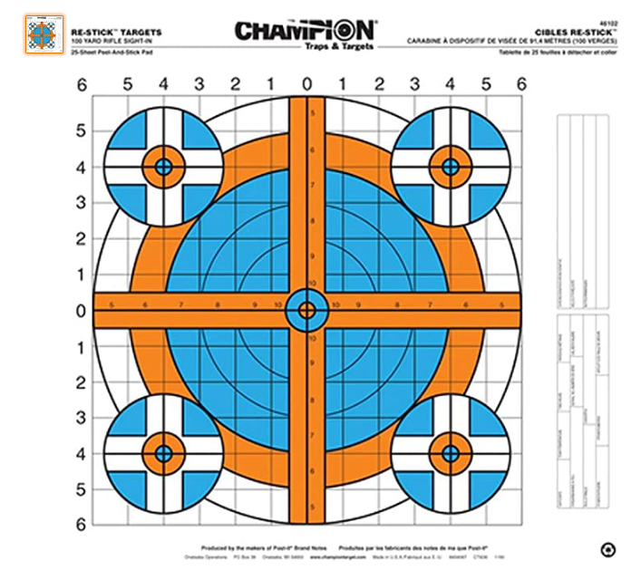 CHAMPION RANGE AND TARGET RE-STICK TARGETS – All Things Outdoors